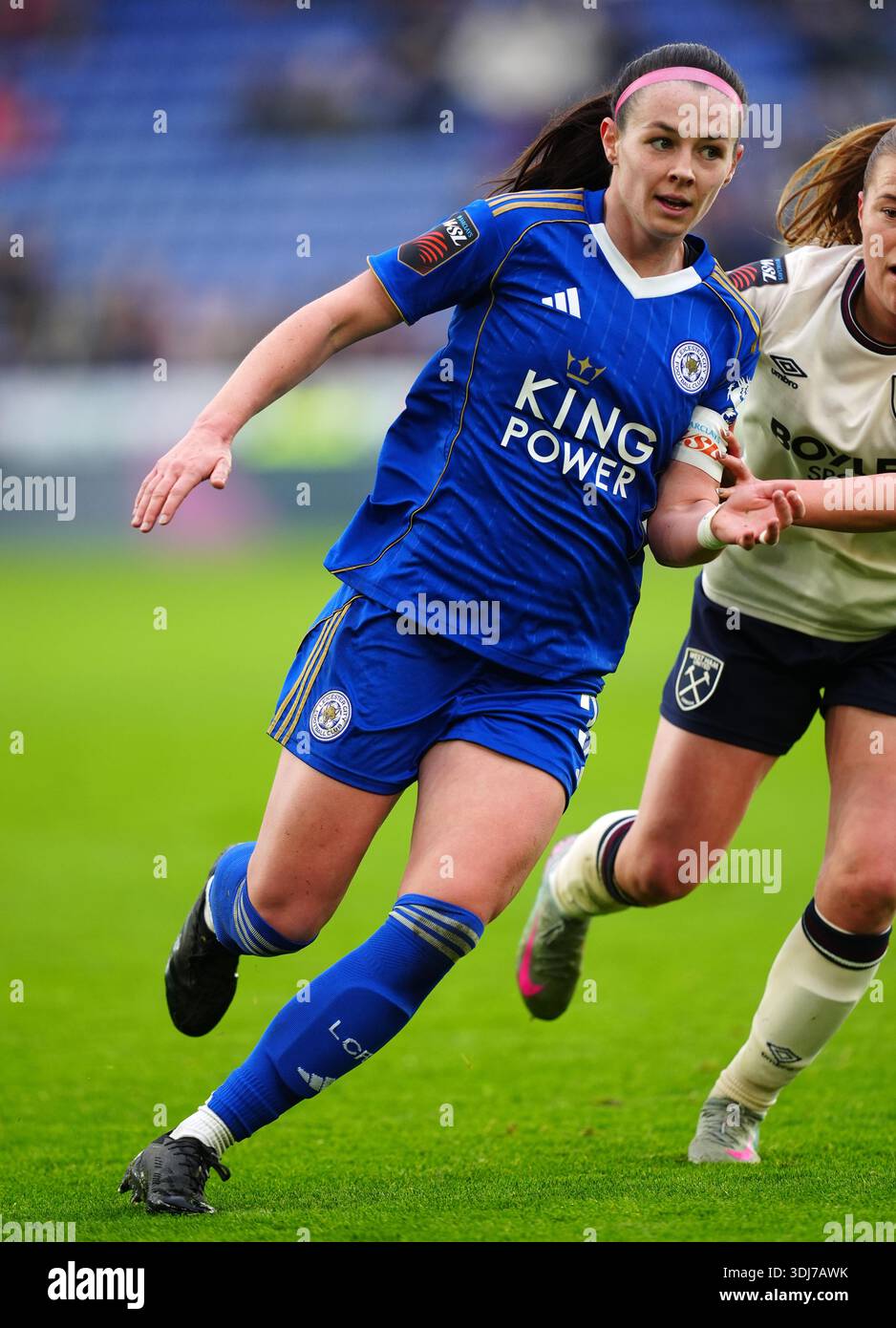 Leicester City's Sam Tierney during the Barclays Women's Super League ...