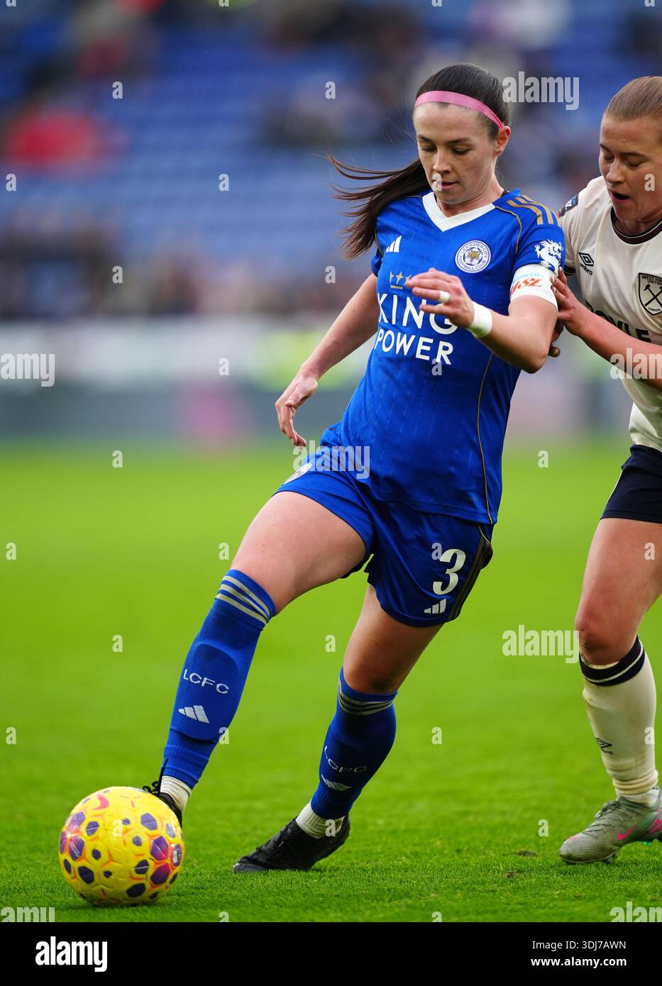 Leicester City's Sam Tierney during the Barclays Women's Super League ...