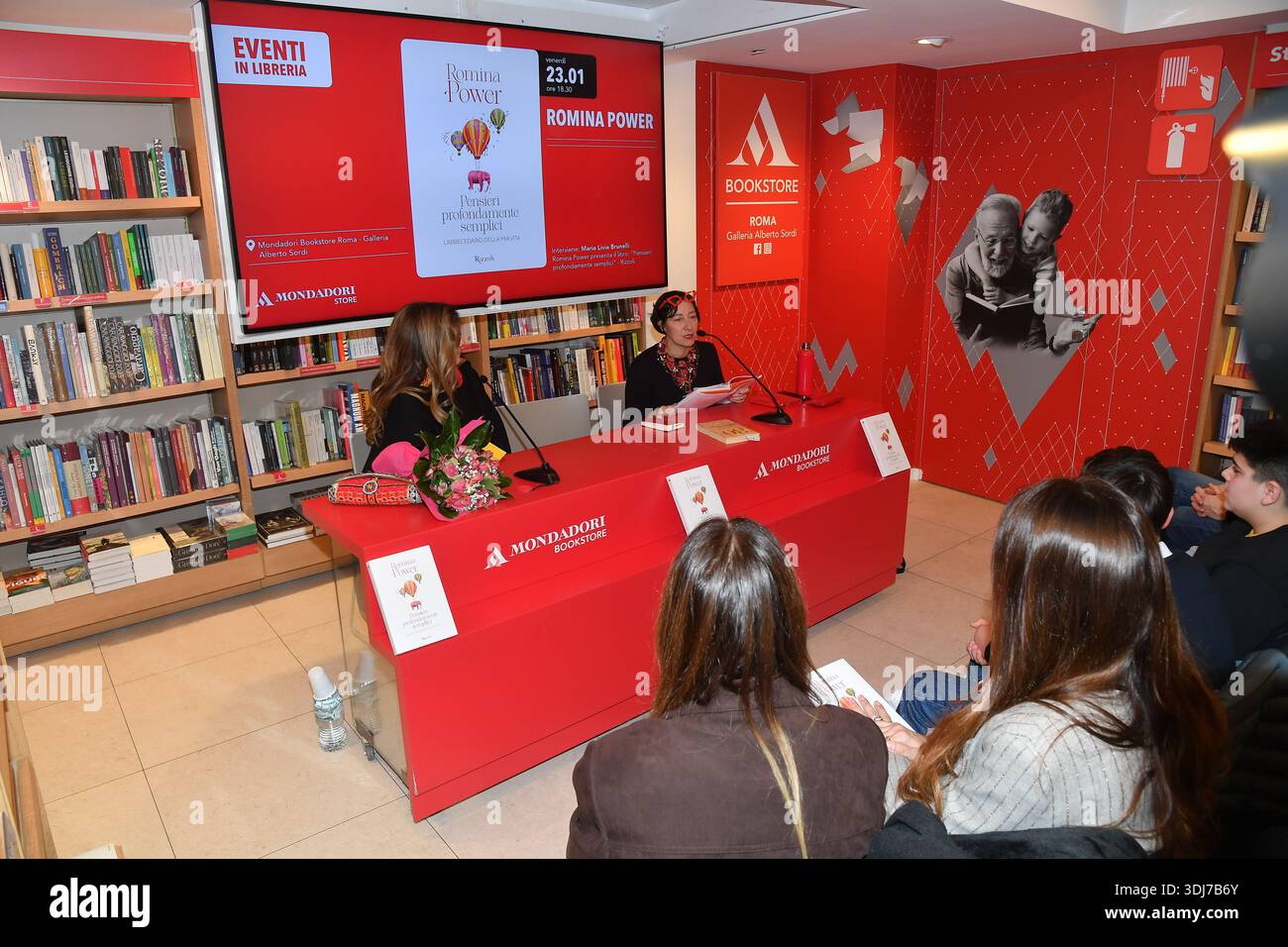 Rome, Mondadori Bookstore Presentation of Romina Power's book ...