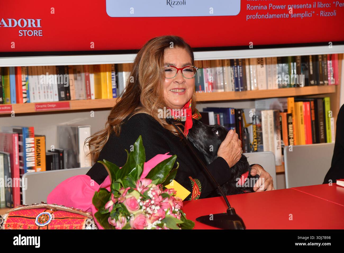 Rome, Mondadori Bookstore Presentation of Romina Power's book ...