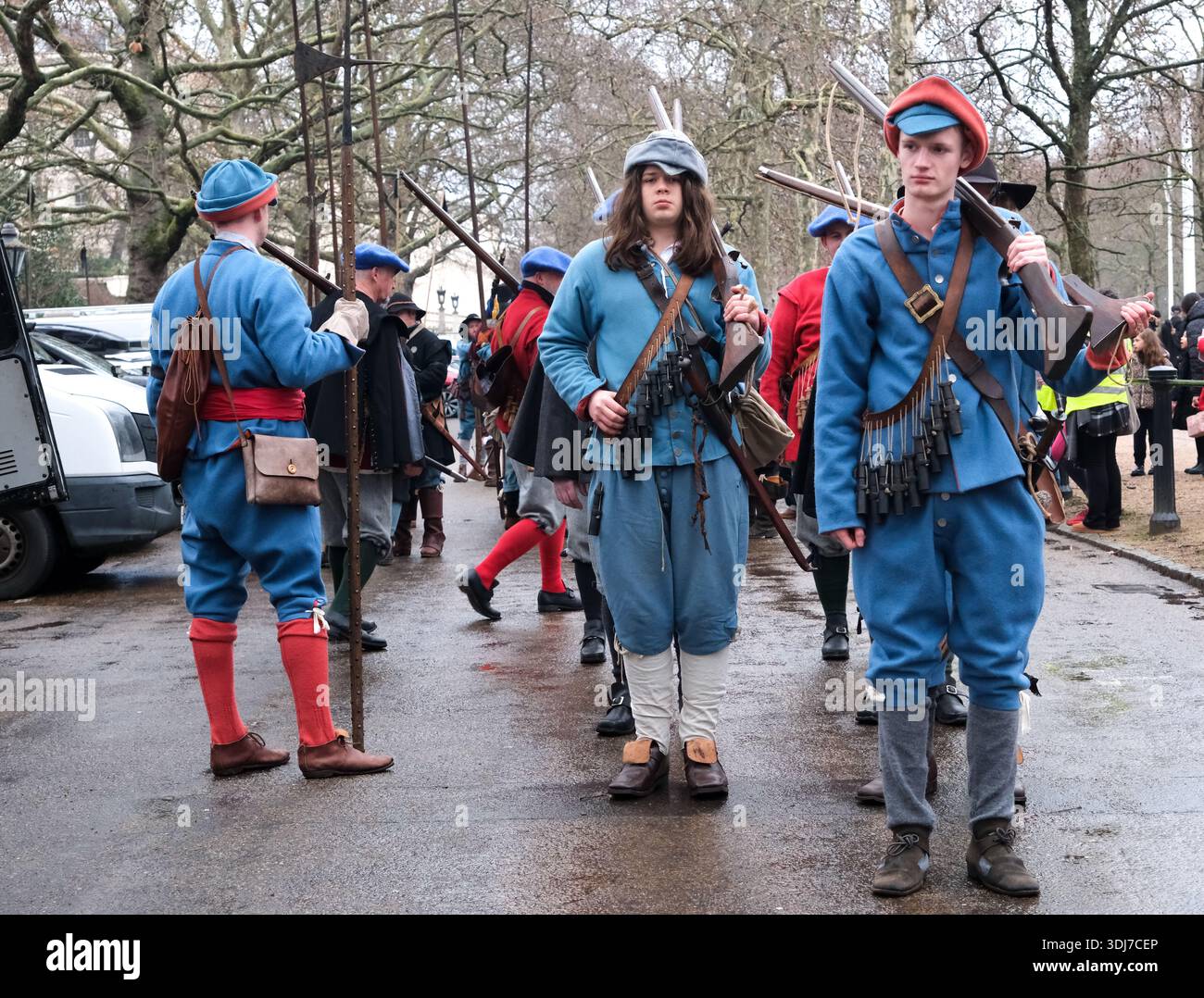 The Mall, London, UK. 25th Jan 2026. Members of The King's Army ...