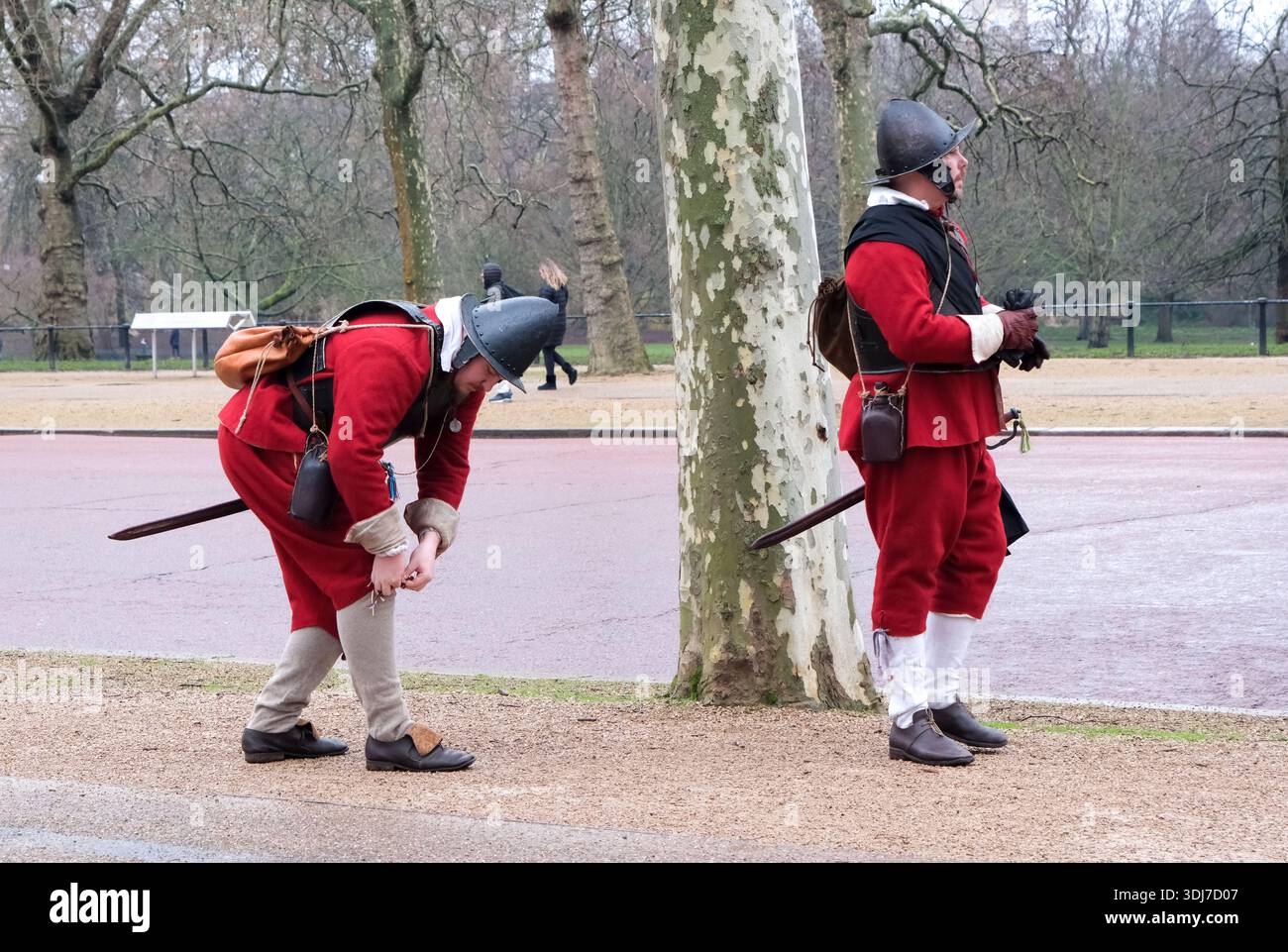 The Mall, London, UK. 25th Jan 2026. Members of The King's Army ...