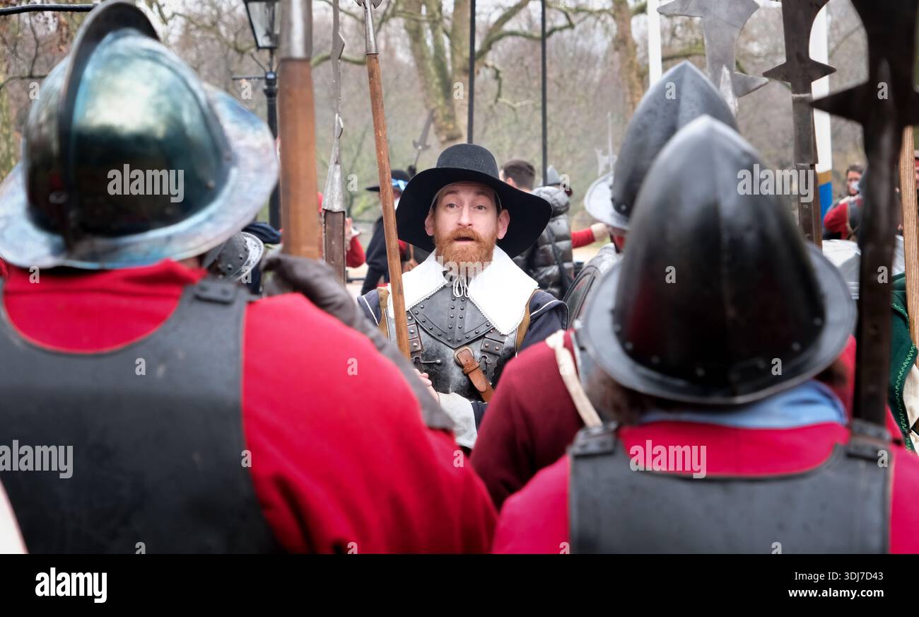 The Mall, London, UK. 25th Jan 2026. Members of The King's Army ...