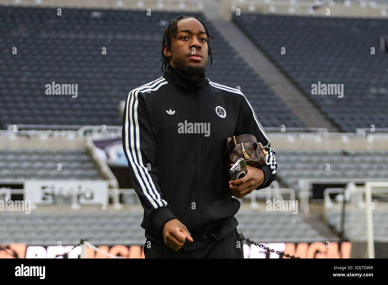 Anthony Elanga Of Newcastle United Arrives during the Newcastle United ...