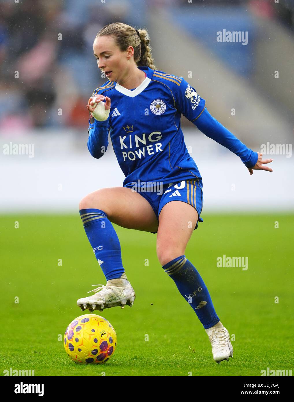 Leicester City's Olivia McLoughlin during the Barclays Women's Super ...