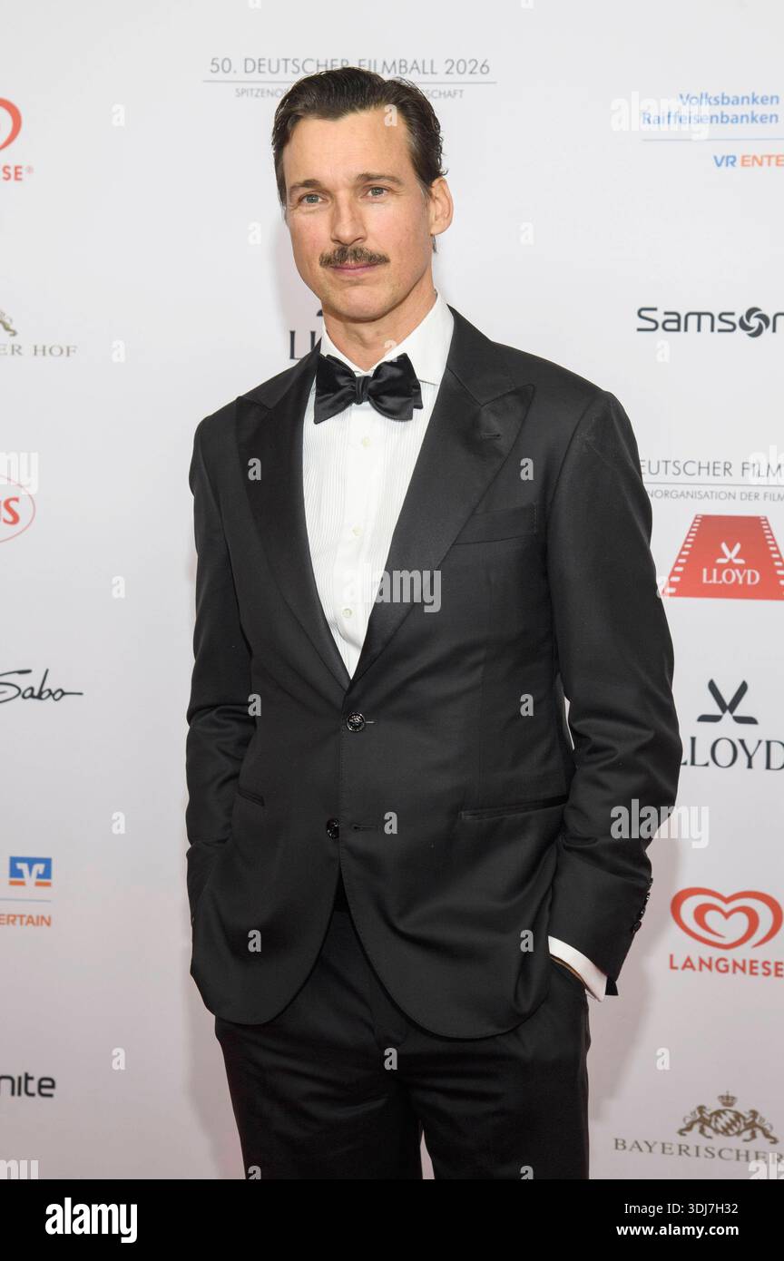 Florian David Fitz beim 50. Deutschen Filmball 2026 im Hotel ...