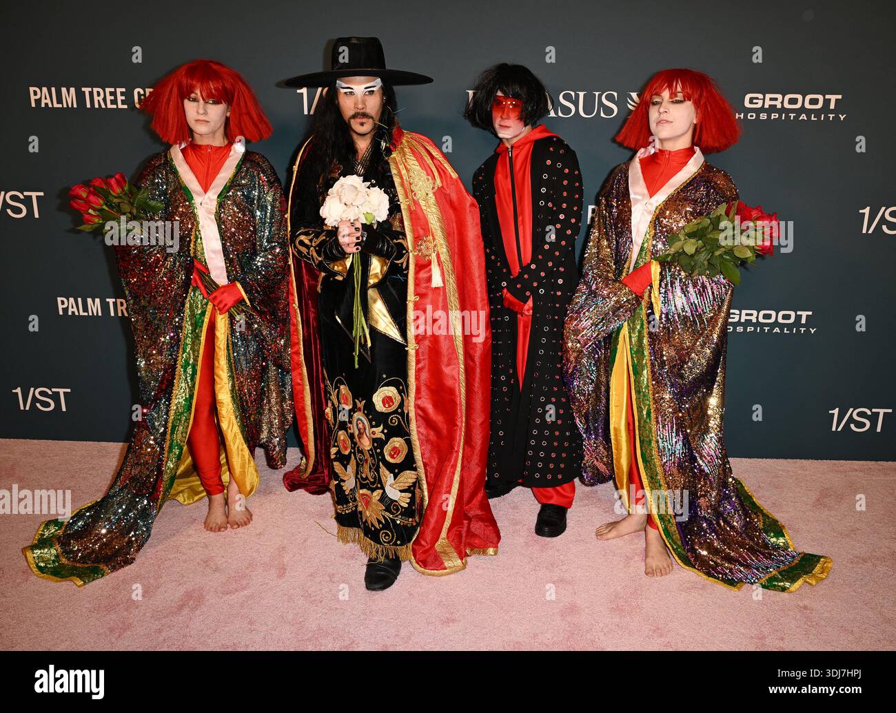 HALLANDALE, FLORIDA - JANUARY 24: Luke Steele of Empire of the Sun ...