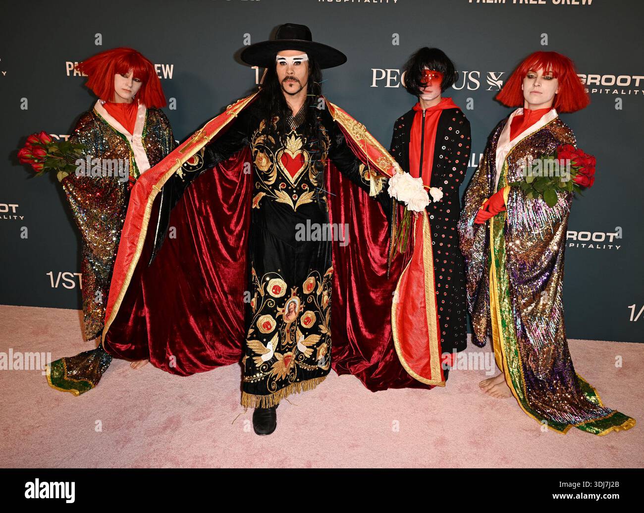 HALLANDALE, FLORIDA - JANUARY 24: Luke Steele of Empire of the Sun ...