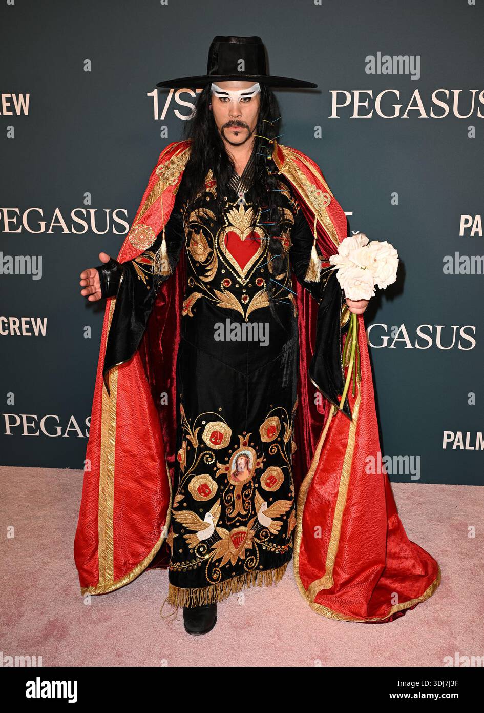 HALLANDALE, FLORIDA - JANUARY 24: Luke Steele of Empire of the Sun ...