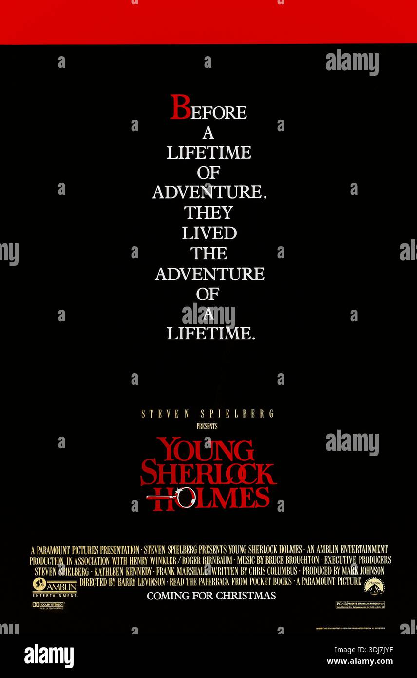 Young sherlock holmes poster hi-res stock photography and images - Alamy