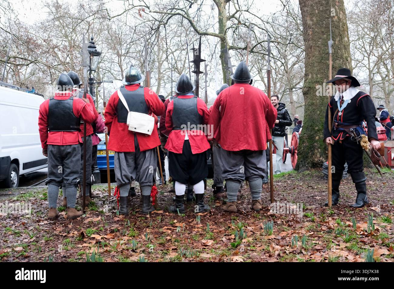 The Mall, London, UK. 25th Jan 2026. Members of The King's Army ...