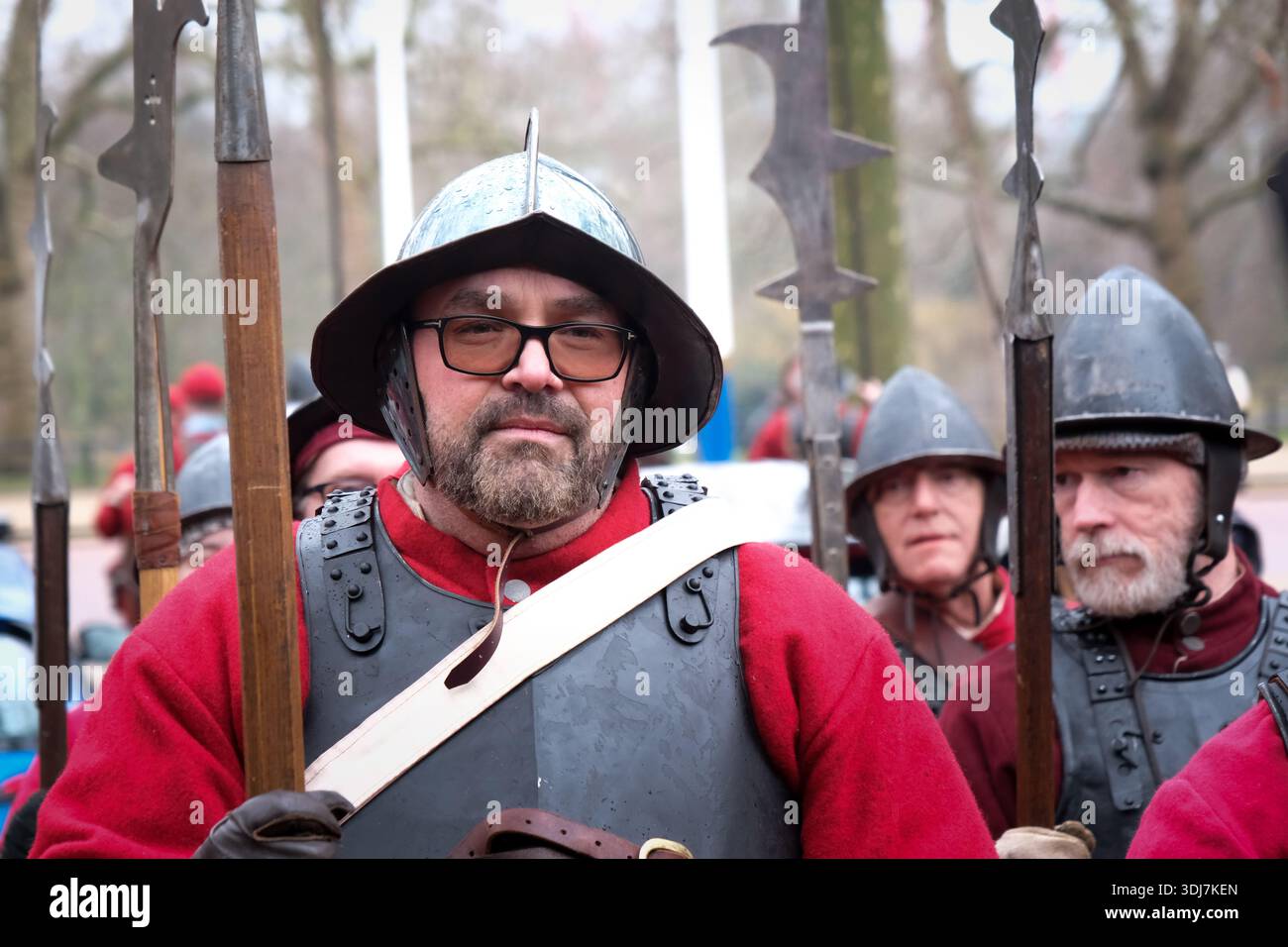 The Mall, London, UK. 25th Jan 2026. Members of The King's Army ...