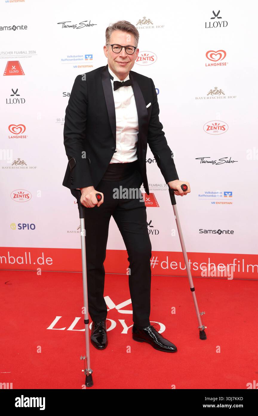 Markus Blume beim 50. Deutschen Filmball 2026 im Hotel Bayerischer Hof ...