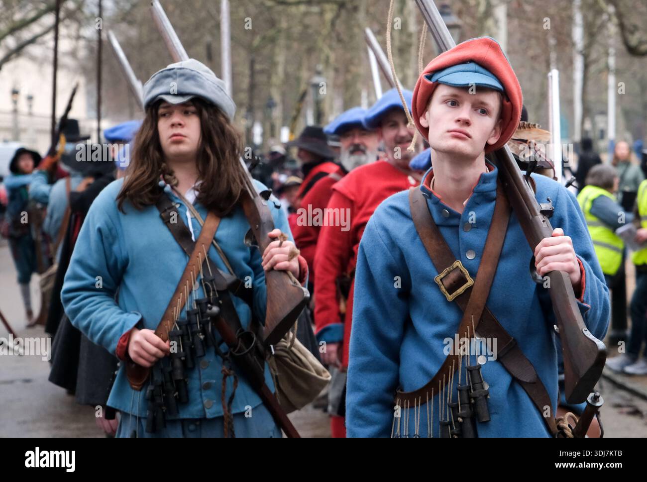 The Mall, London, UK. 25th Jan 2026. Members of The King's Army ...