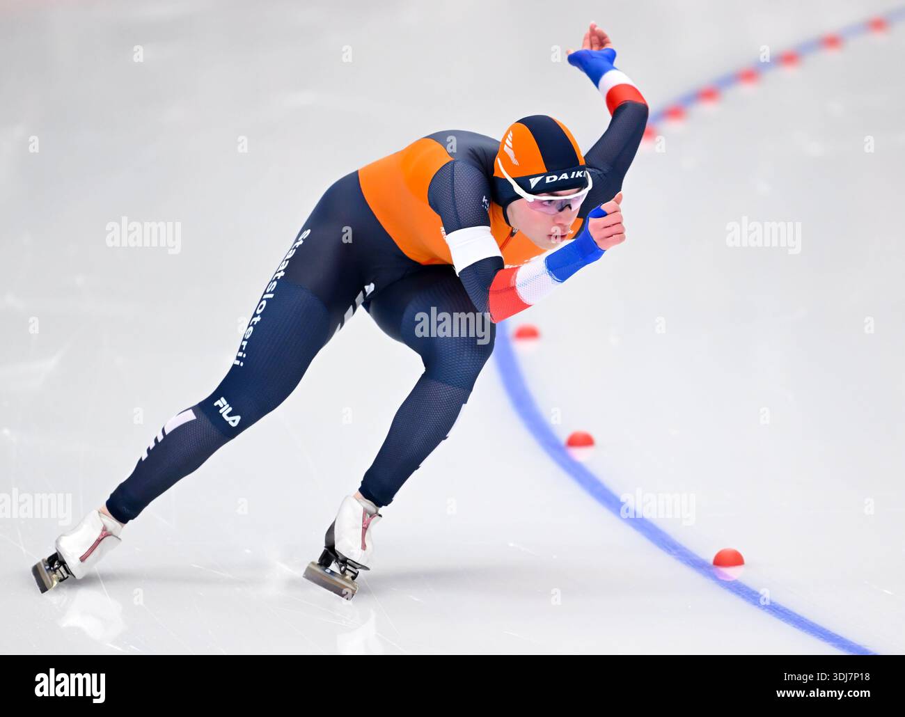 25 January 2026, Bavaria, Inzell: Speed skating: World Cup, 500 m ...