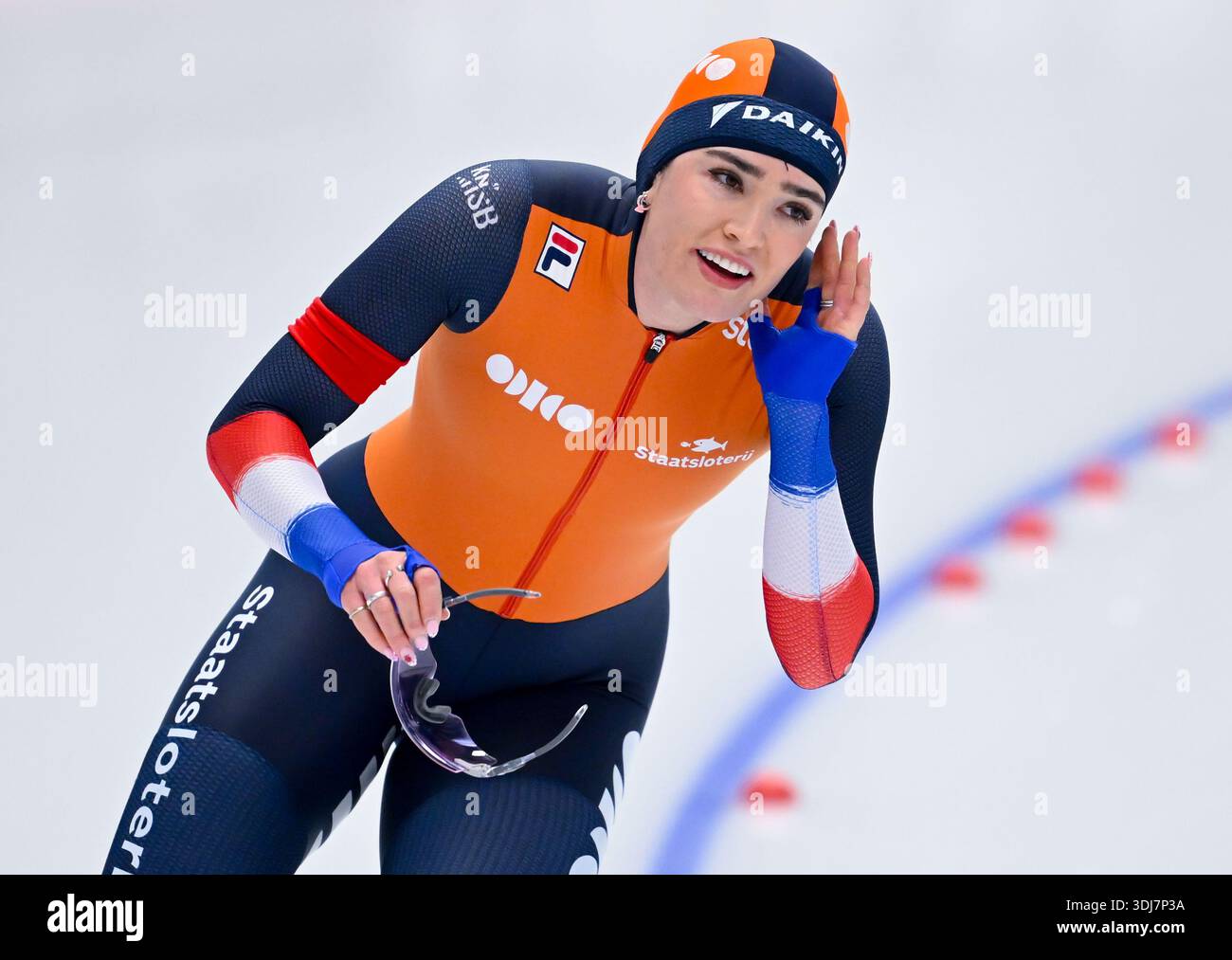 25 January 2026, Bavaria, Inzell: Speed skating: World Cup, 500 m ...