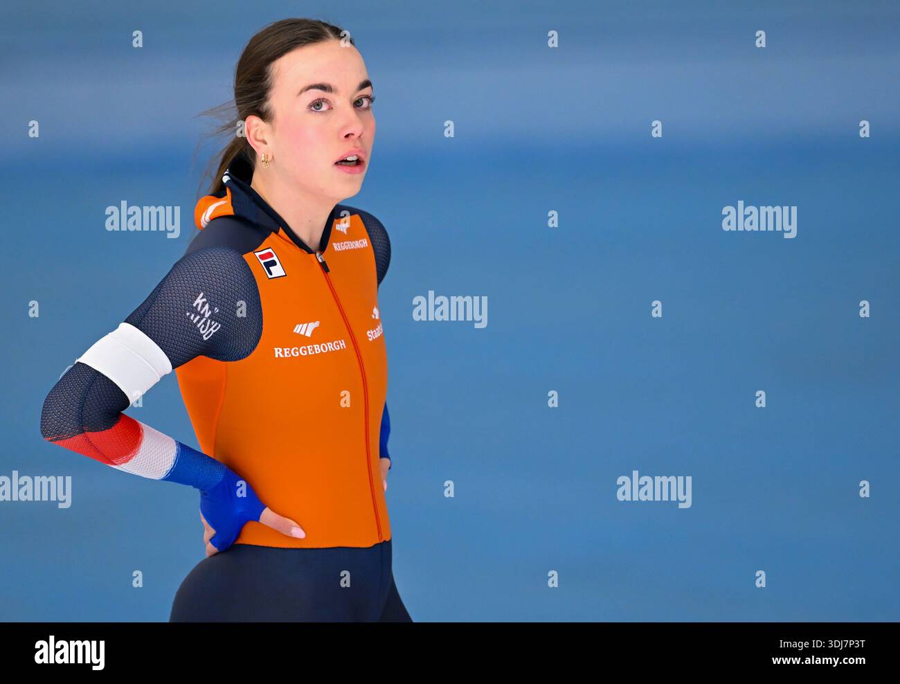 25 January 2026, Bavaria, Inzell: Speed skating: World Cup, 500 m ...