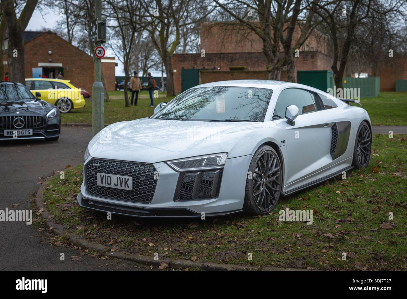 Audi R8 V10 Quattro, on display at the Bicester Motion assembly held on ...