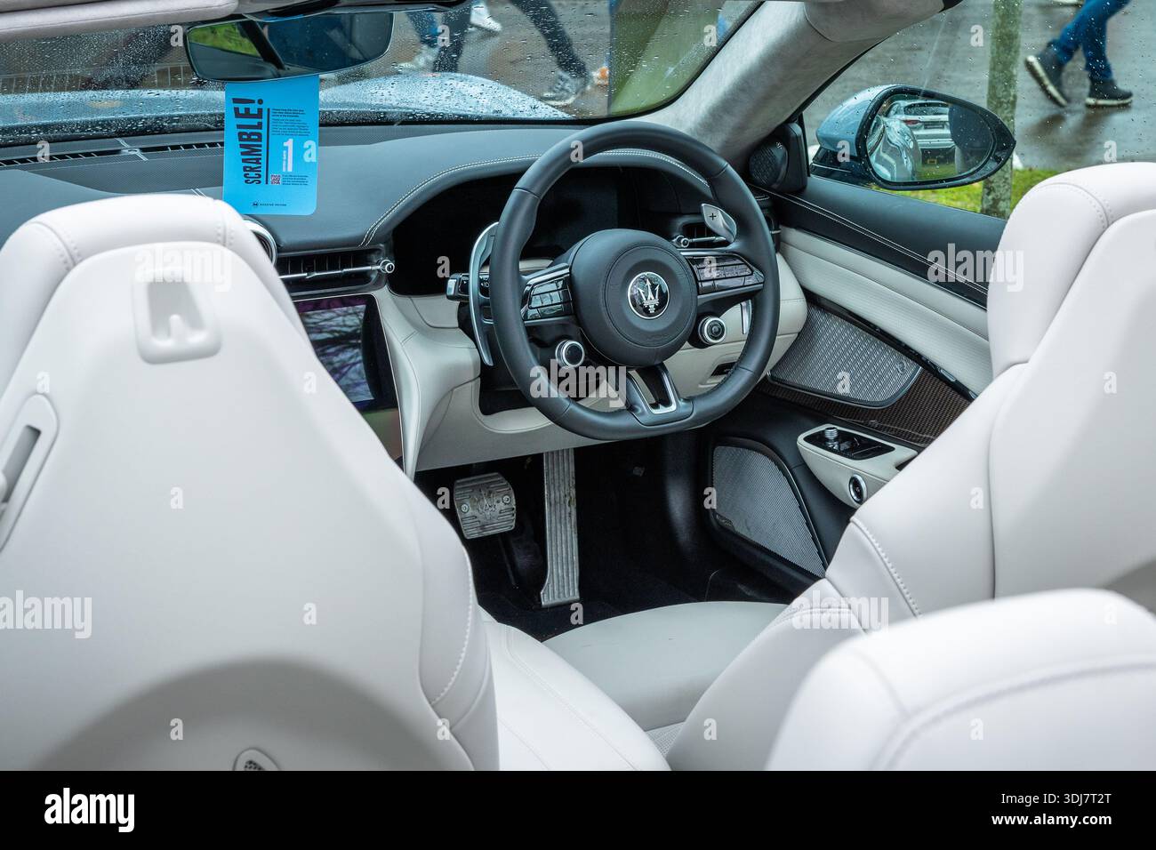 2025 Maserati GranCabrio Trofeo, on display at the Bicester Motion ...
