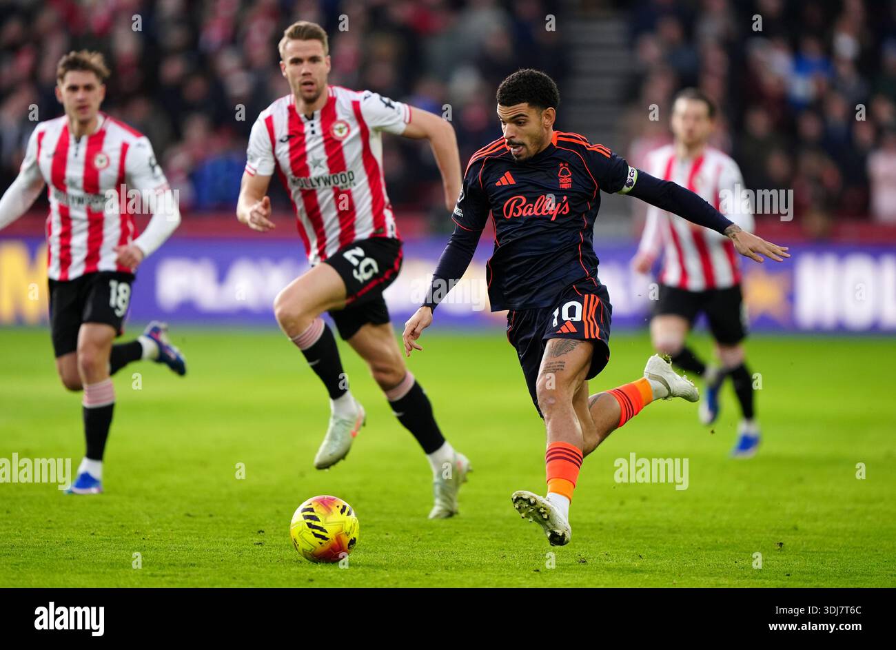 Nottingham Forest's Morgan Gibbs-White in action during the Premier ...