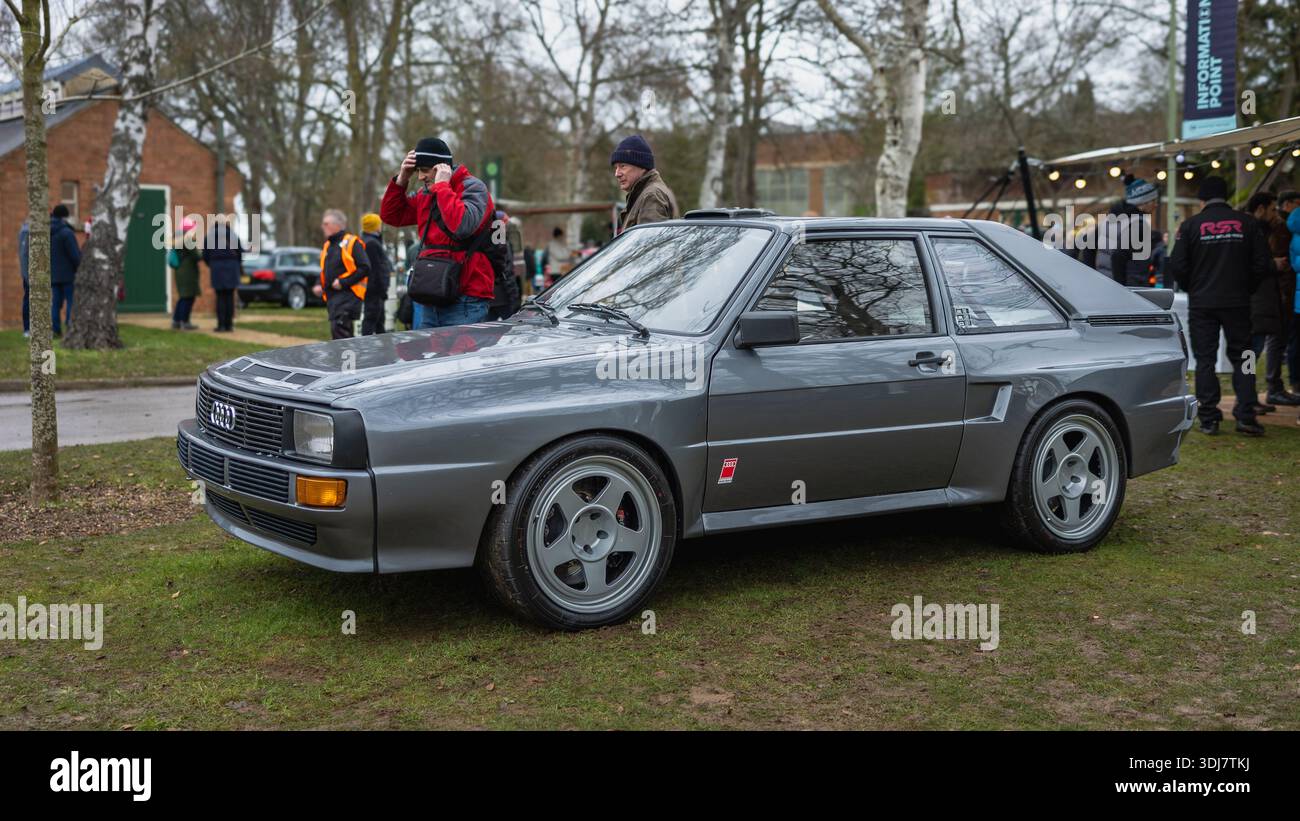 Audi Sport Quattro, on display at the Bicester Motion assembly held on ...