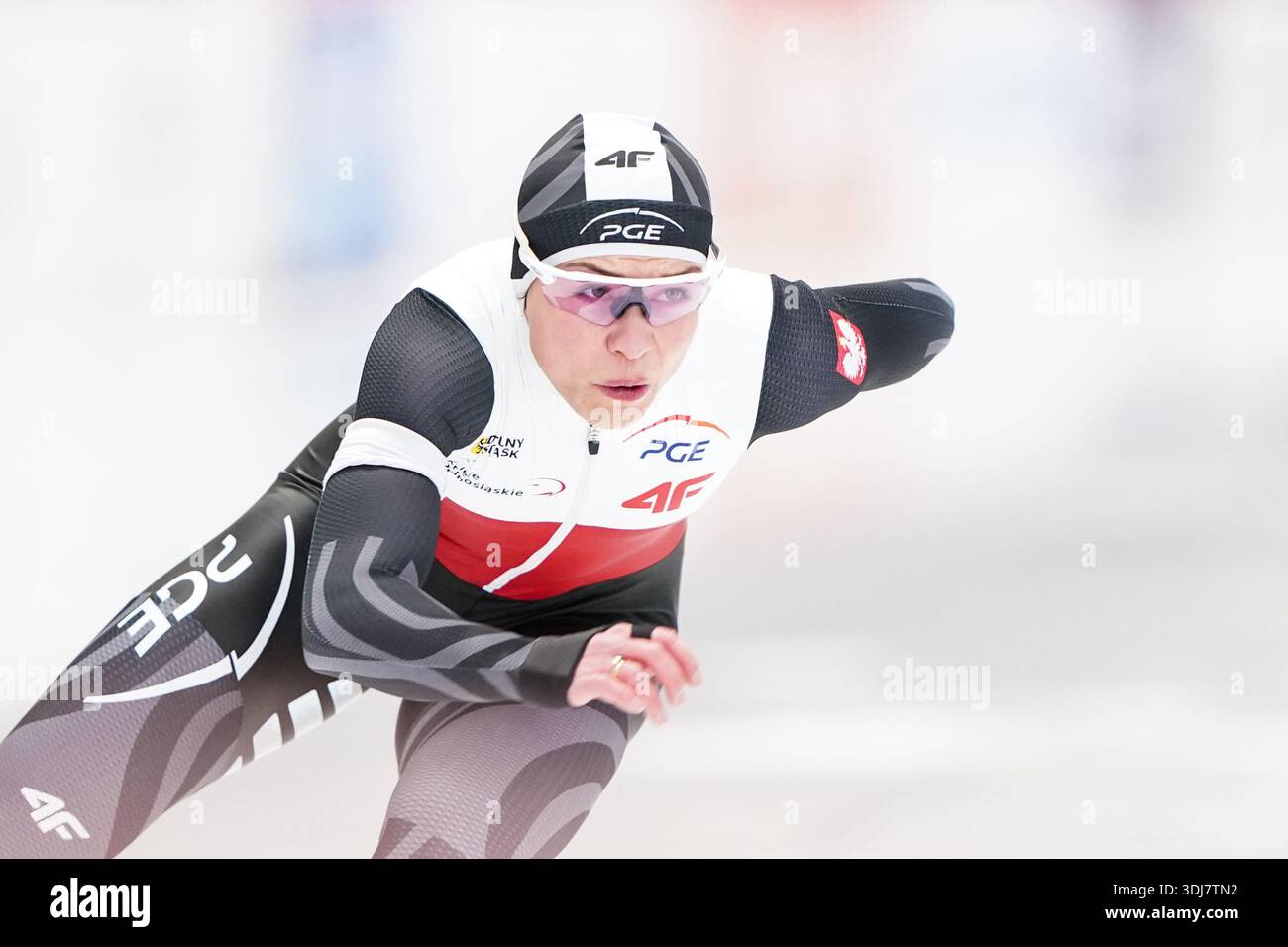 INZELL, GERMANY - JANUARY 25: Kaja Ziomek-Nogal of Poland during the ...