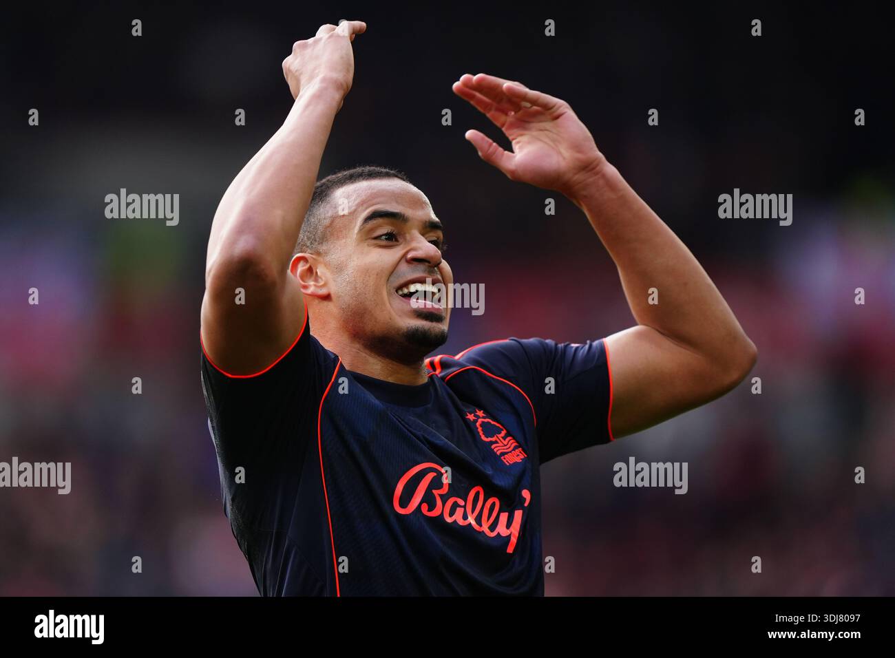 Nottingham Forest's Murillo celebrates after his side score the first ...