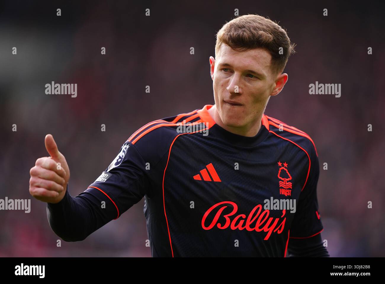Nottingham Forest's Elliot Anderson during the Premier League match at ...