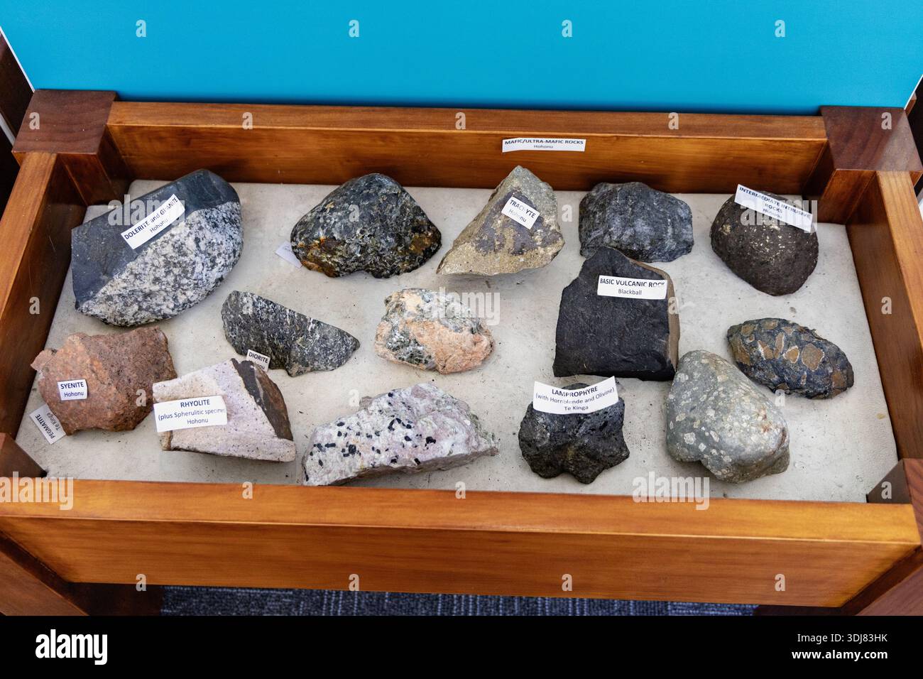 Dolerite Granite Mafic Ultramafic Rocks Display Stock Photo - Alamy