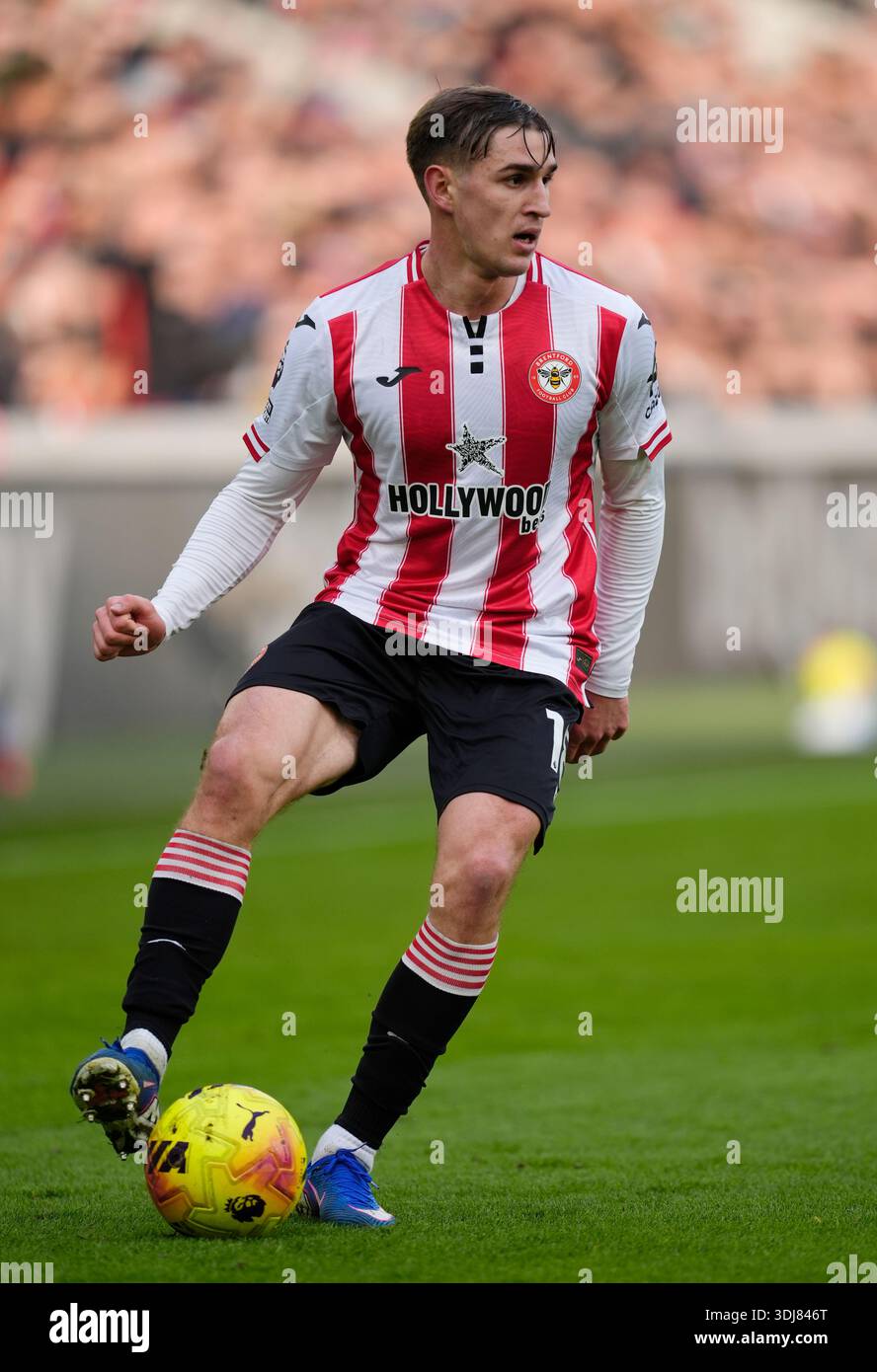 Brentford's Yehor Yarmolyuk during the Premier League match at the ...