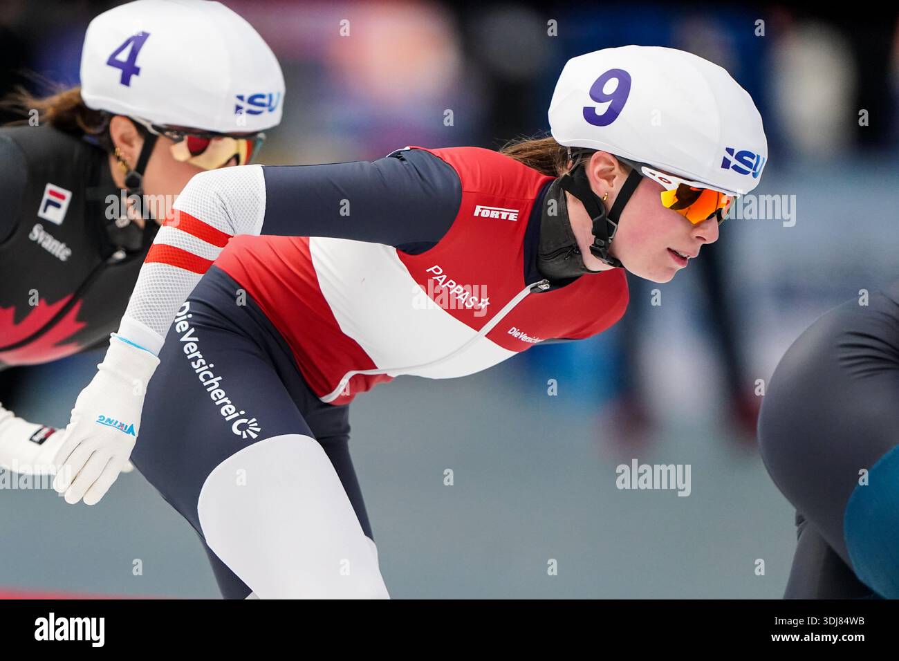 INZELL, GERMANY - JANUARY 25: Jeannine Rosner of Austria during the ISU ...