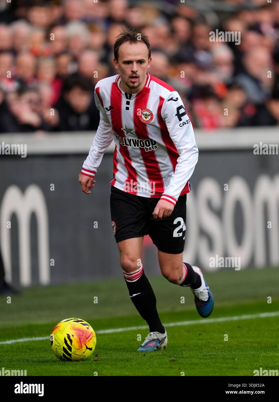 Brentford's Mikkel Damsgaard during the Premier League match at the ...