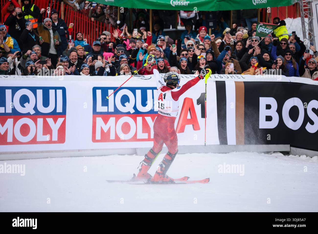FIS Ski World Cup 2025-2026 - Men's World Cup Men's Slalom Kitzbuhel ...