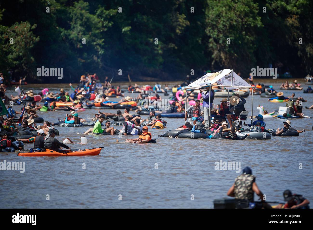 A traditional float parade brings together thousands of people on the ...