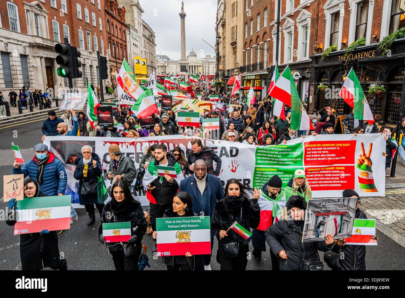 London, UK. 25 Jan 2026. Anti Iran Protest, London. Credit: Guy Bell ...