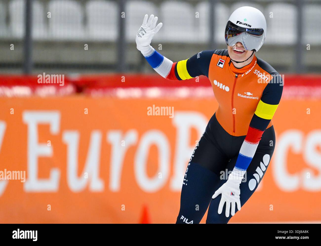 25 January 2026, Bavaria, Inzell: Speed skating: World Cup, team sprint ...