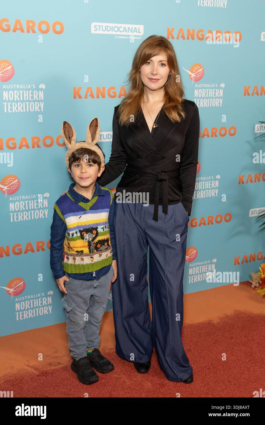 Emma Hamilton and guest attend the UK Gala Screening of Kangaroo at Vue ...