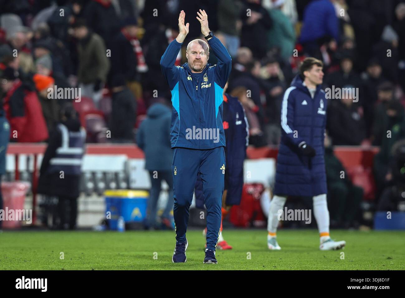Nottingham Forest manager Sean Dyche after the Brentford v Nottingham ...
