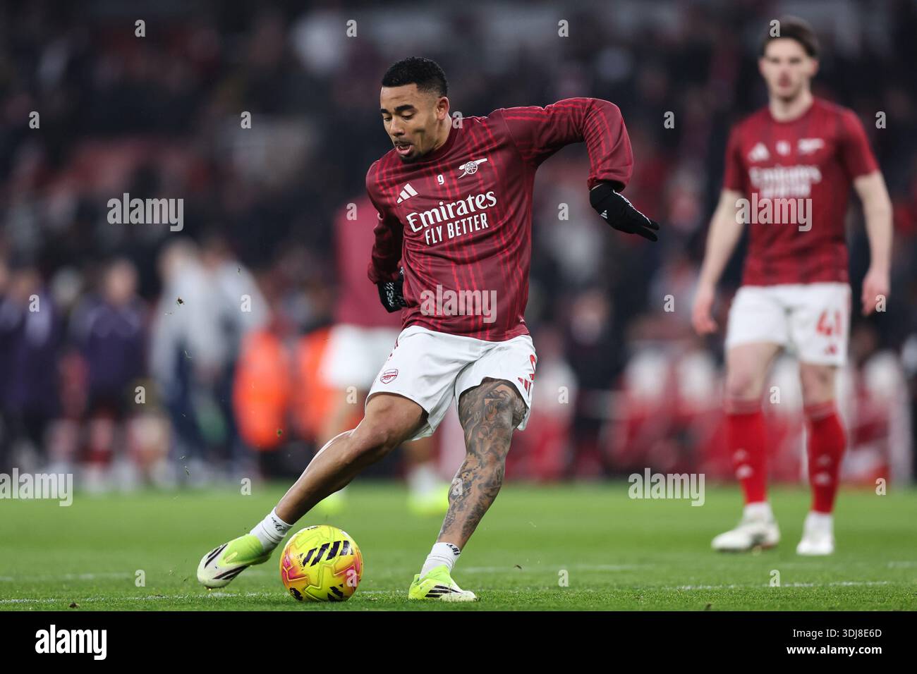 London, England, 25th January 2026. Gabriel Jesus of Arsenal during the ...