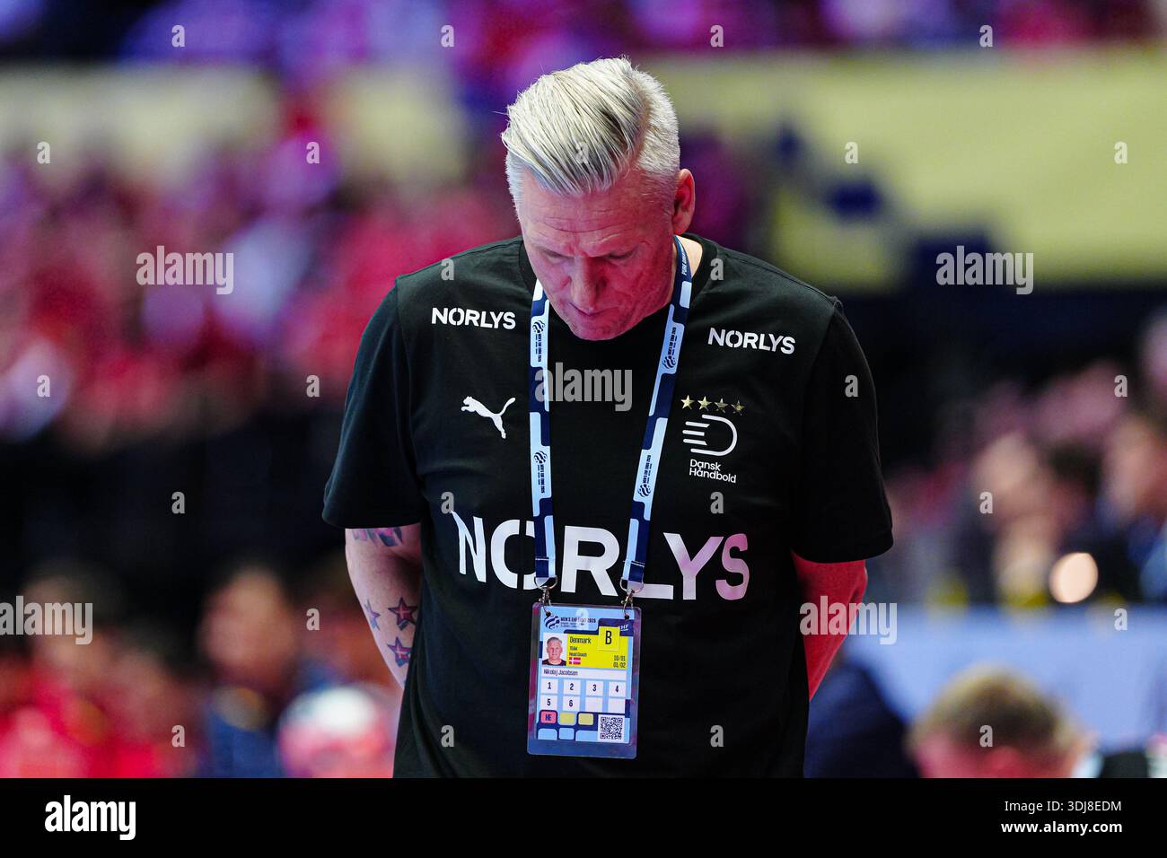 Nikolaj Jacobsen (Daenemark, Trainer) DEN, Spanien vs. Daenemark ...