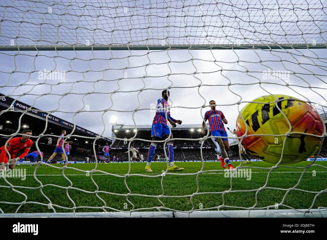 Crystal Palace concede their second goal during the Premier League ...