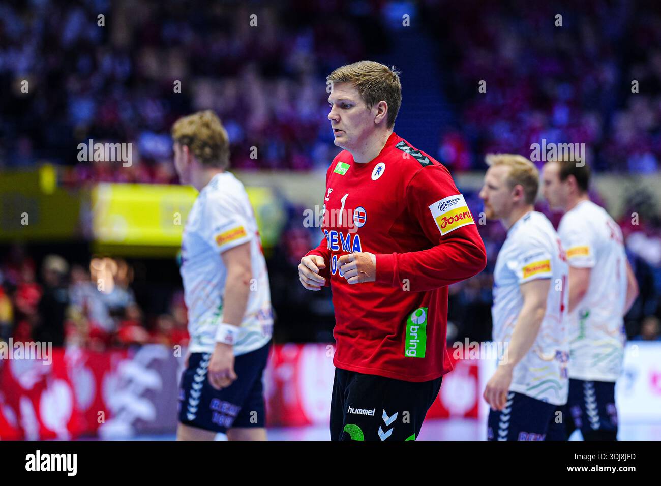 Robin Haug (Norwegen, #01) DEN, Deutschland vs. Norwegen, Handball, EHF ...