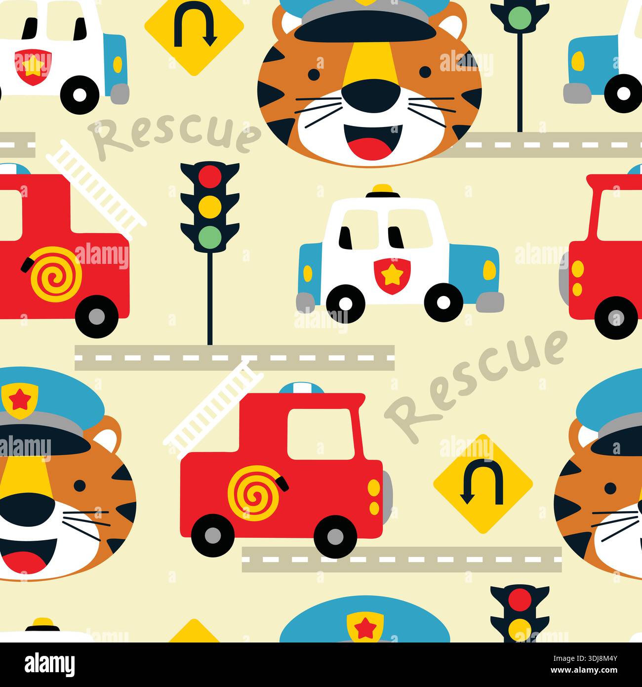 Rescue tiger Stock Vector Images - Alamy