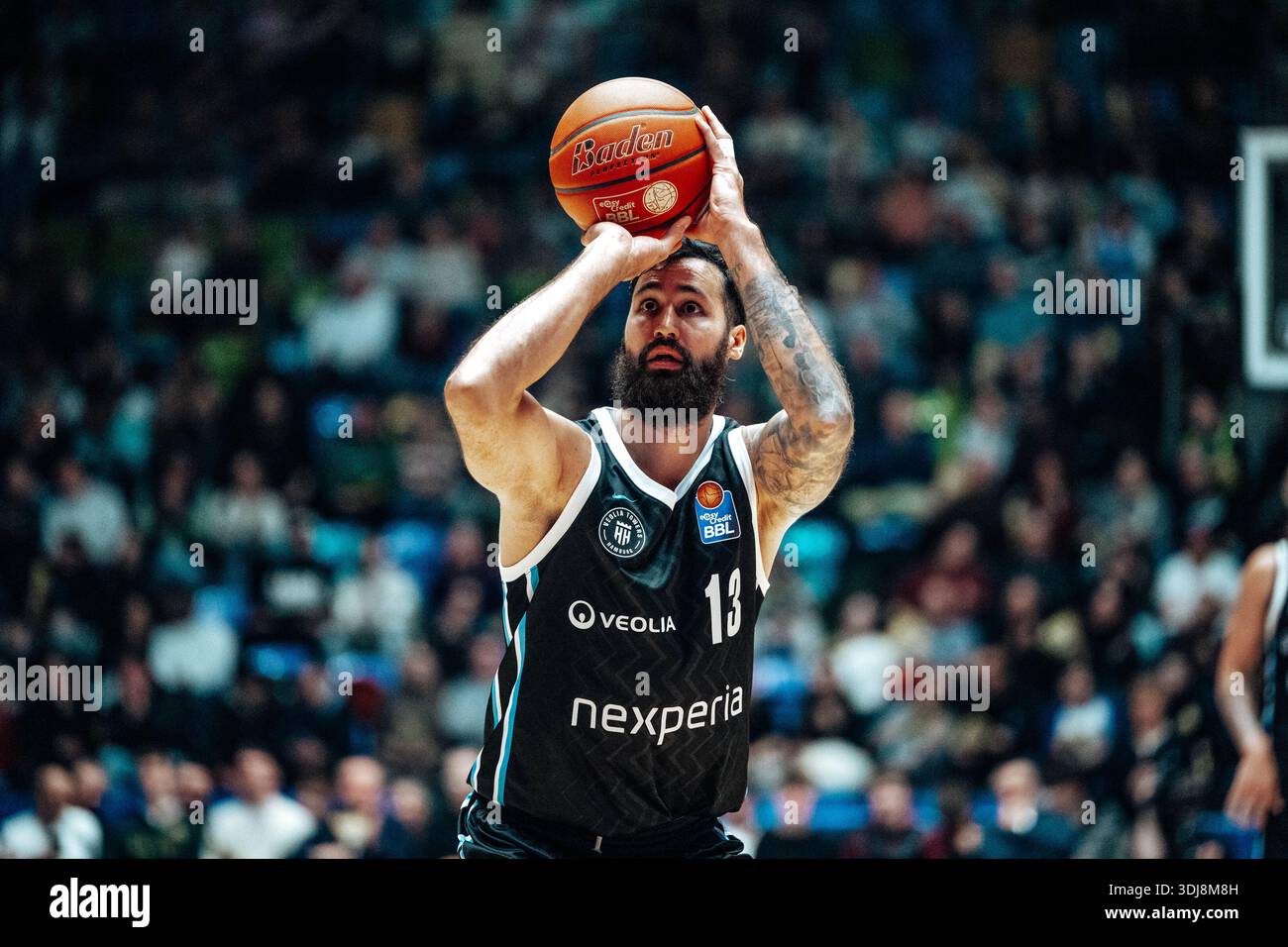 Martin Breunig (Veolia Towers Hamburg, #13) GER, Skyliners Frankfurt vs ...