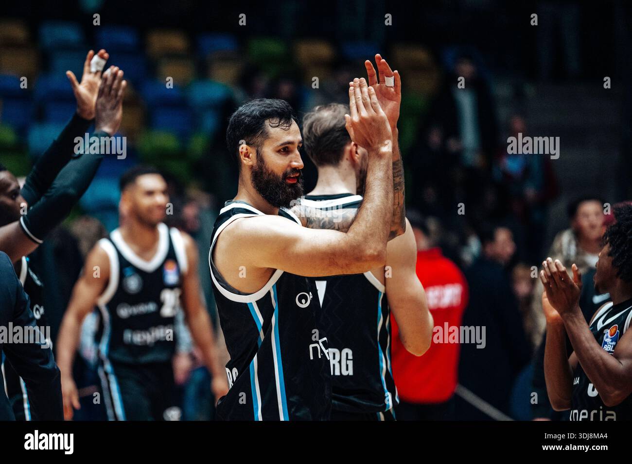 Celebration, joy (Veolia Towers Hamburg) GER, Skyliners Frankfurt vs ...