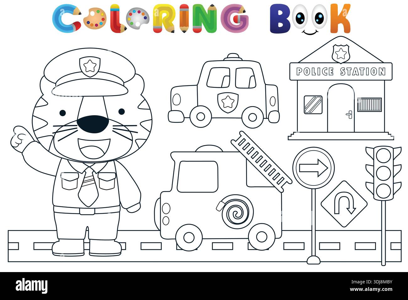 Tiger patrol Stock Vector Images - Alamy