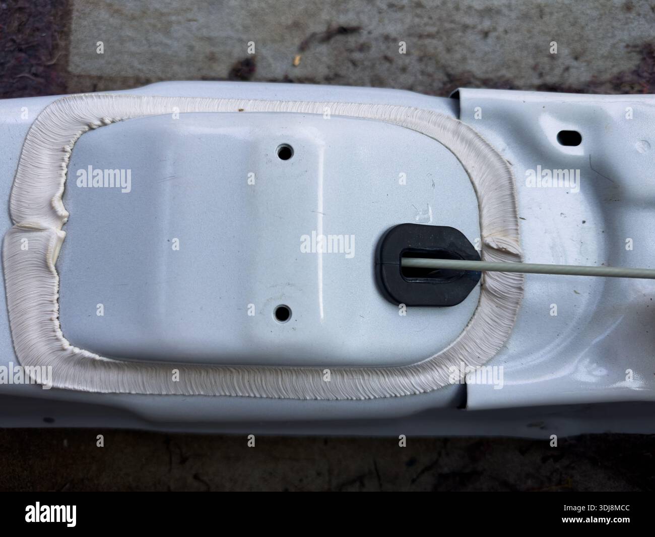 Handbrake Cable Routed Through Car Chassis Opening Stock Photo - Alamy