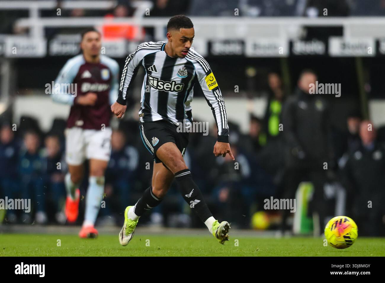 Jacob Ramsey Of Newcastle United in action during the Newcastle United ...