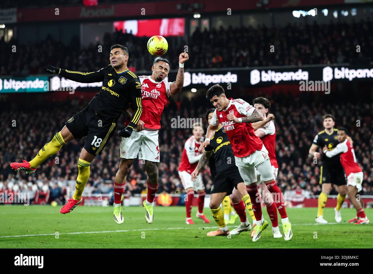 London, England, 25th January 2026. Gabriel Jesus of Arsenal makes a ...