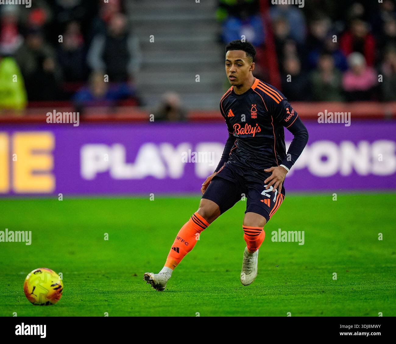 Omari Hutchinson of Nottingham Forest during the Premier League match ...